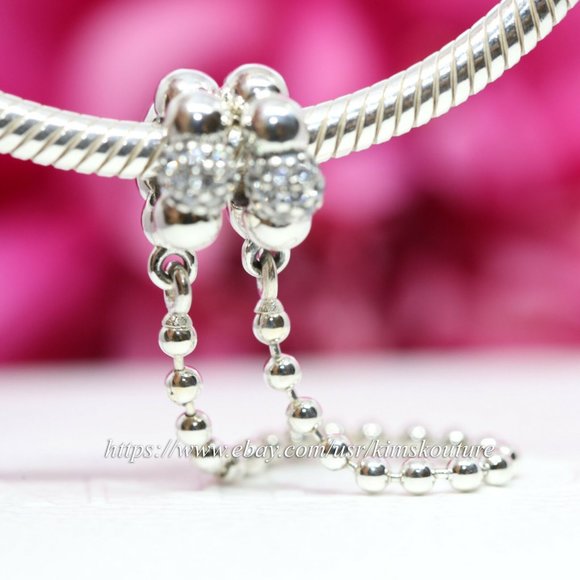 Pandora | Jewelry | Pandora Beads And Pav Safety Chain Charm 79868c0 ...